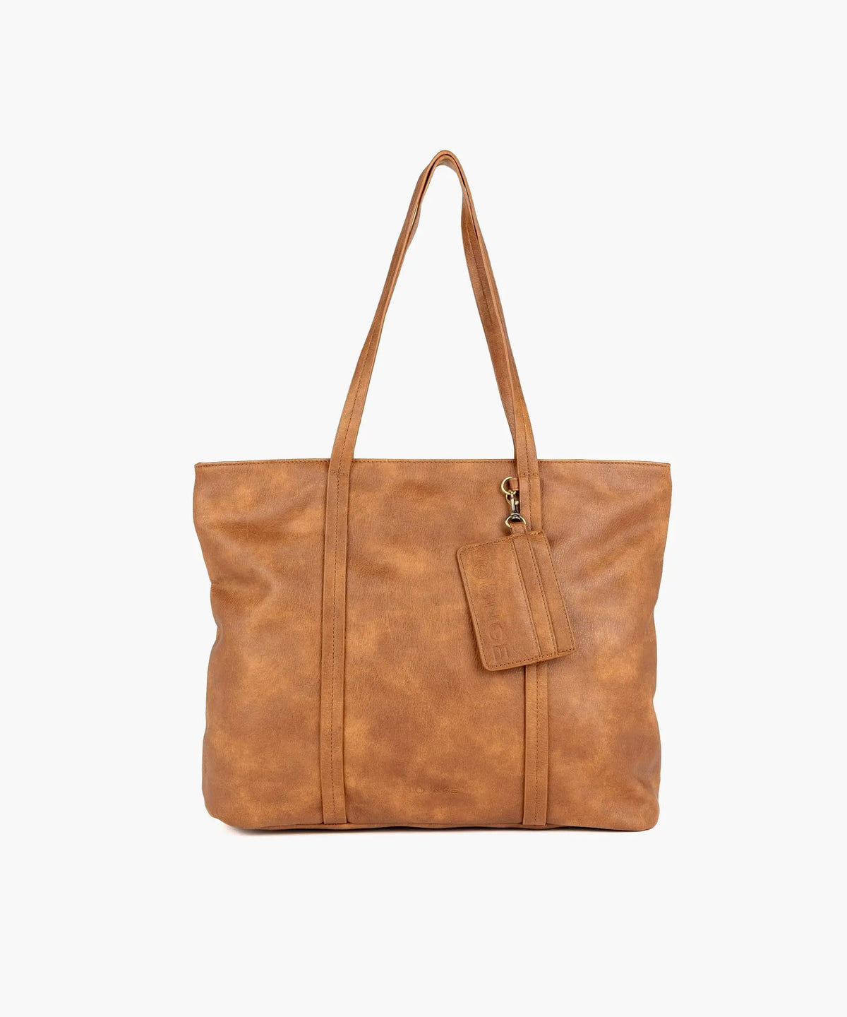 Cartera Tote Costuras Con Tarjetero